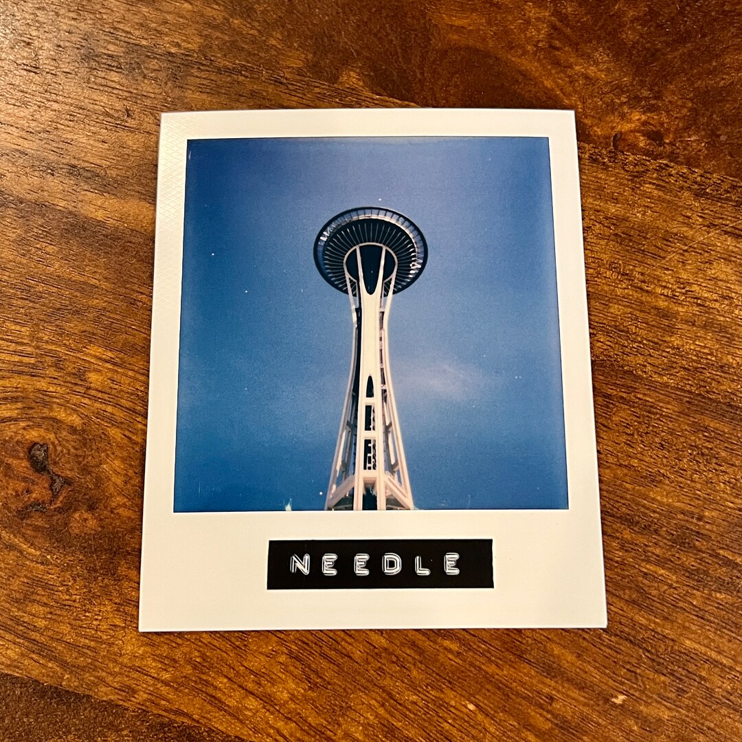 SEATTLE SPACE NEEDLE Limited Edition Original Polaroid Instant Film ...