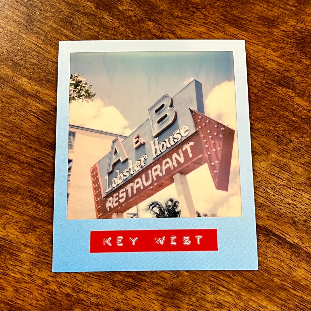 A&B LOBSTER HOUSE Limited Edition Original Polaroid Instant Film Print ...