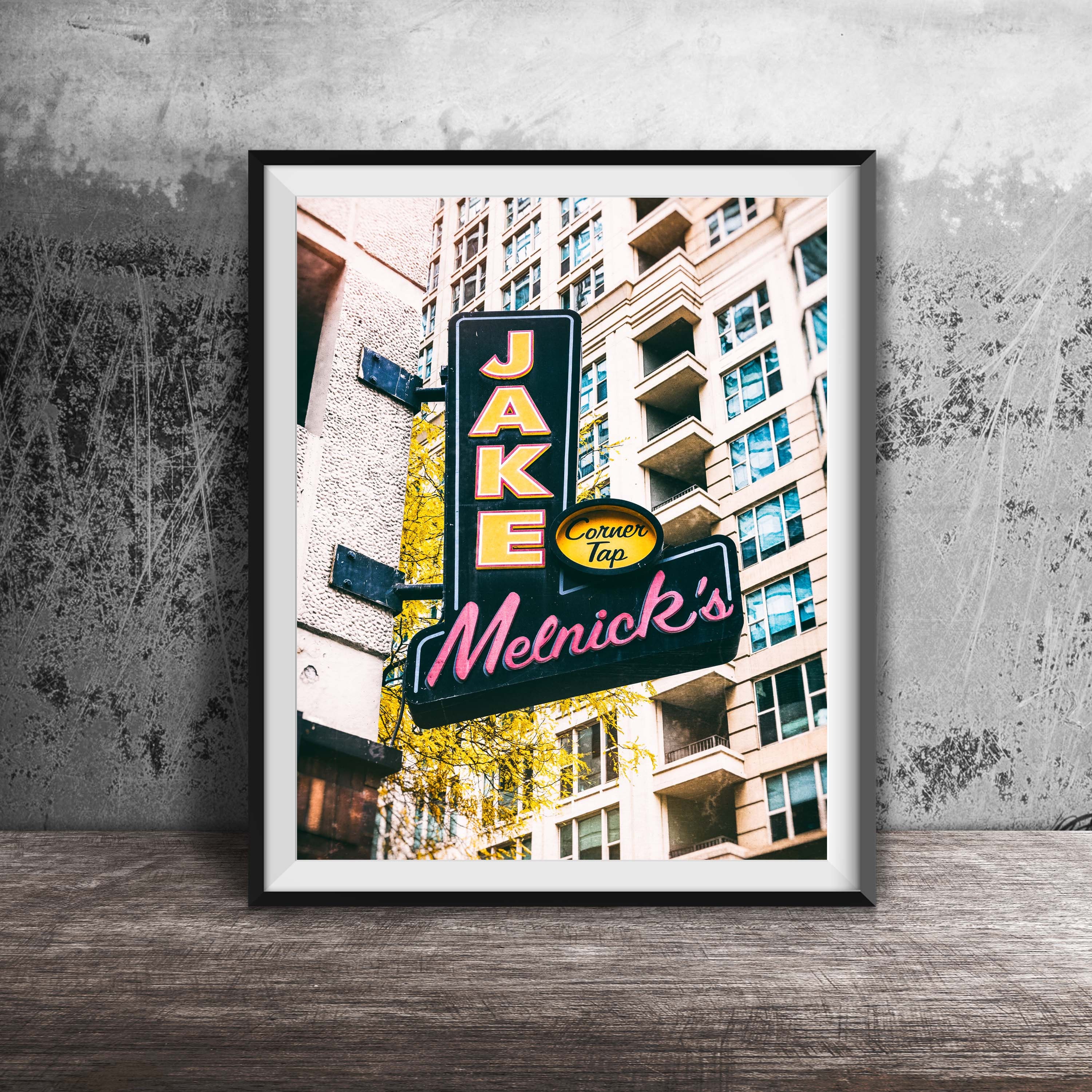Jake Melnick's Corner Tap Chicago Wall Art Chicago Bar - Etsy