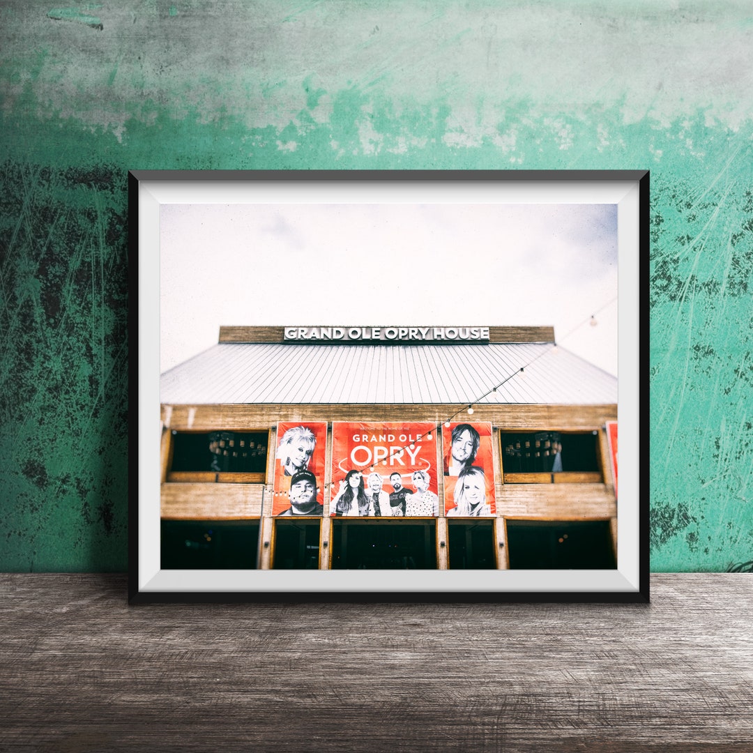 Grand Ole Opry House - Nashville Sign Photography - Country Music Room ...