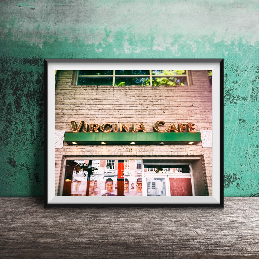 VIRGINIA CAFE, Portland Wall Art - Unframed Photography Print ...