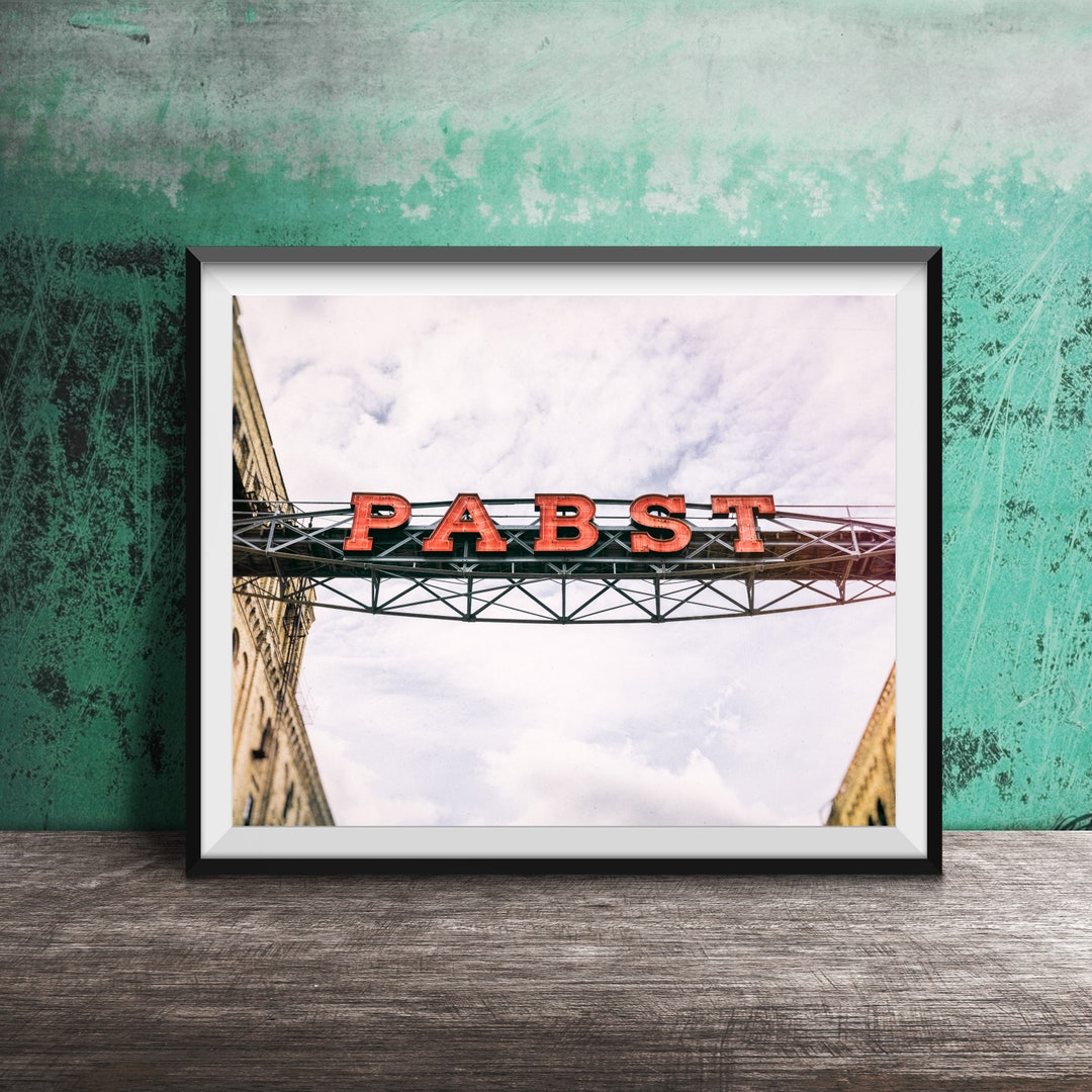 PABST BREWERY Unframed Photography Print Home Wall Decor Pabst Beer ...