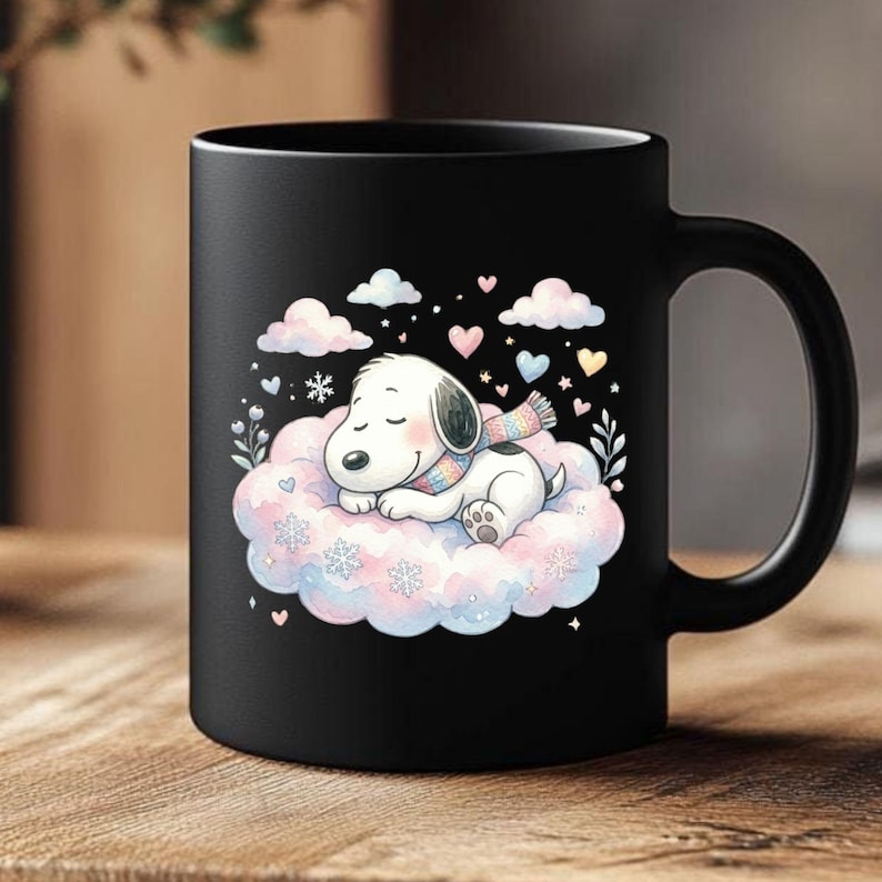 Snoopy Watercolor Clipart PNG SVG | Peanuts Characters Dog (digital ...