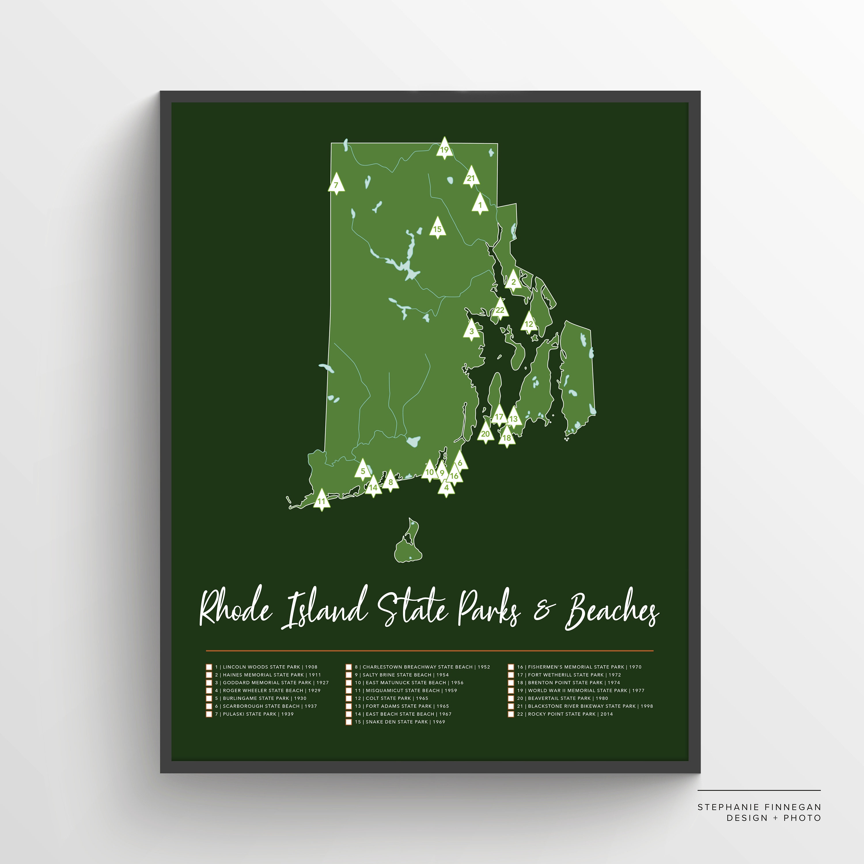 RI State Parks Map | Printable Map | Rhode Island Parks | Rhode Island ...
