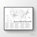 National Monuments Map Printable Map Coloring Map US National Monuments ...