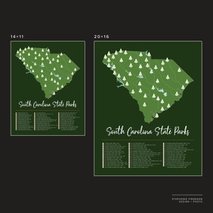 SC State Parks Map Printable Map South Carolina Parks South Carolina SC ...