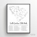 SC State Parks Map Printable Map Coloring Parks Map - Etsy