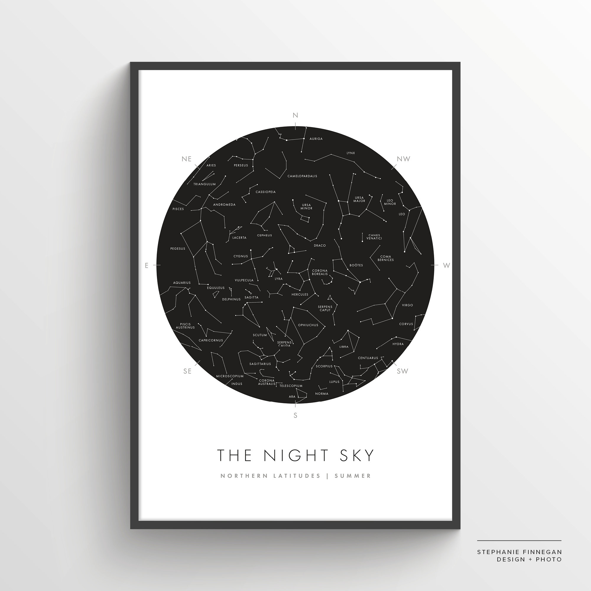 Constellations Print | Printable Poster | Night Sky | Constellation Art ...