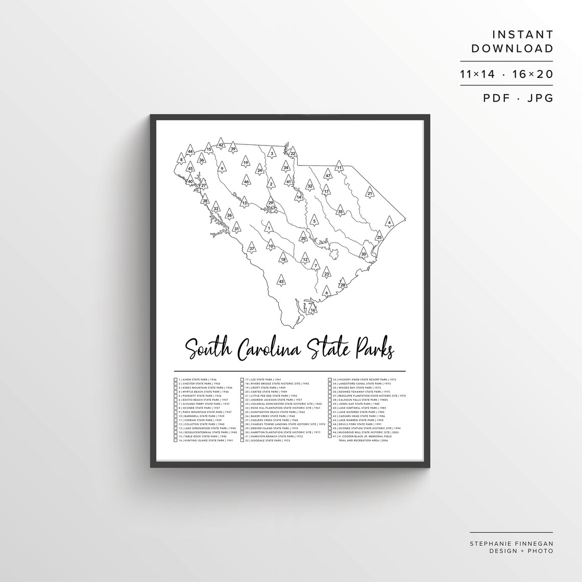 Sc State Parks Map