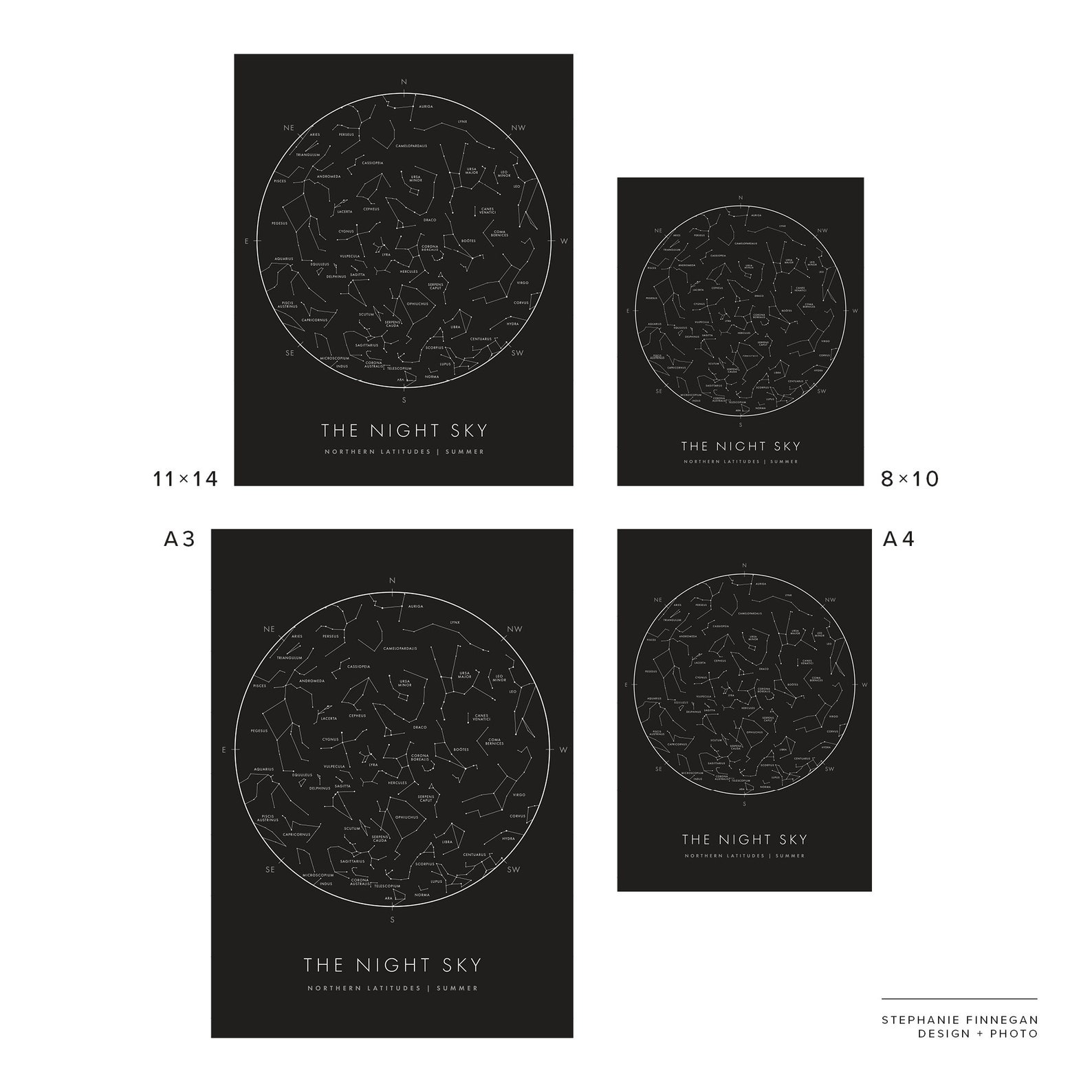 Constellations Print | Printable Poster | Night Sky | Constellation Art ...