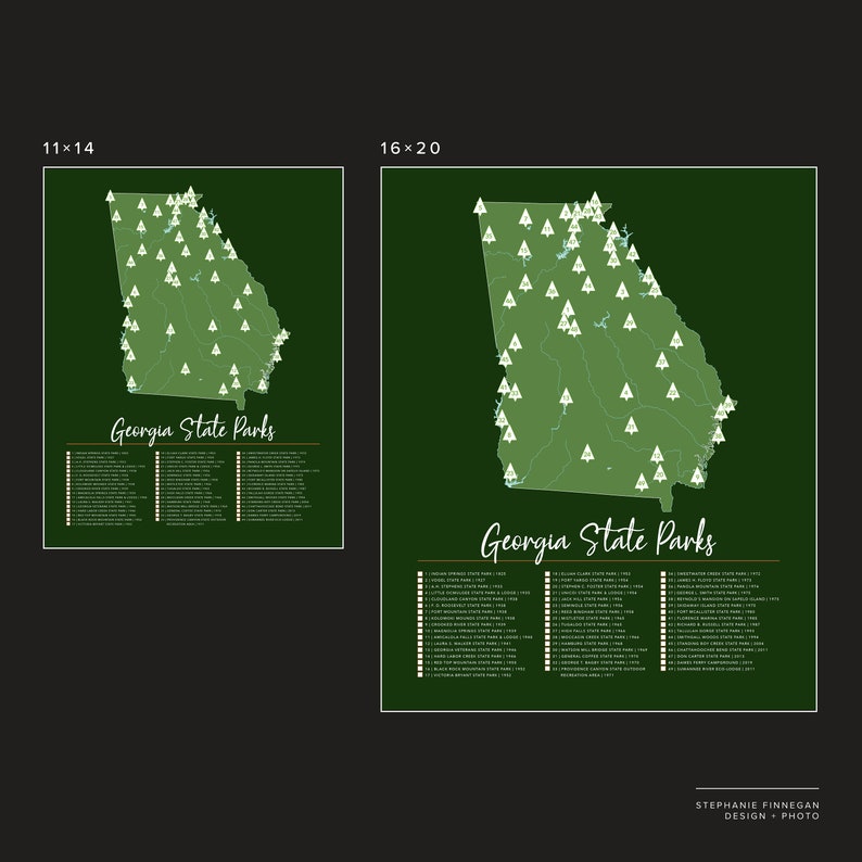 GA State Parks Map | Printable Map | Georgia Parks | Georgia | GA State ...
