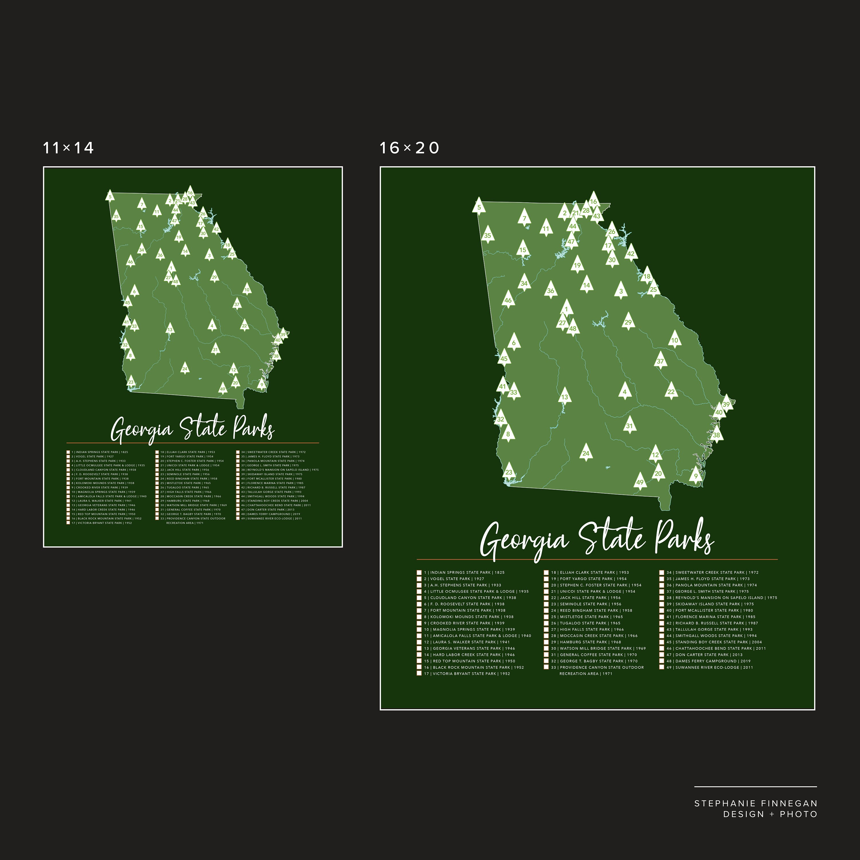 GA State Parks Map | Printable Map | Georgia Parks | Georgia | GA State ...