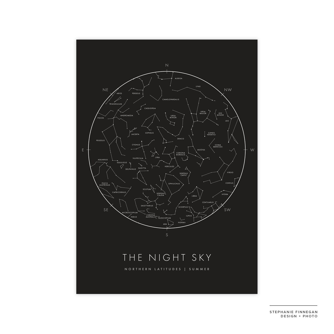 Constellations Print | Printable Poster | Night Sky | Constellation Art ...