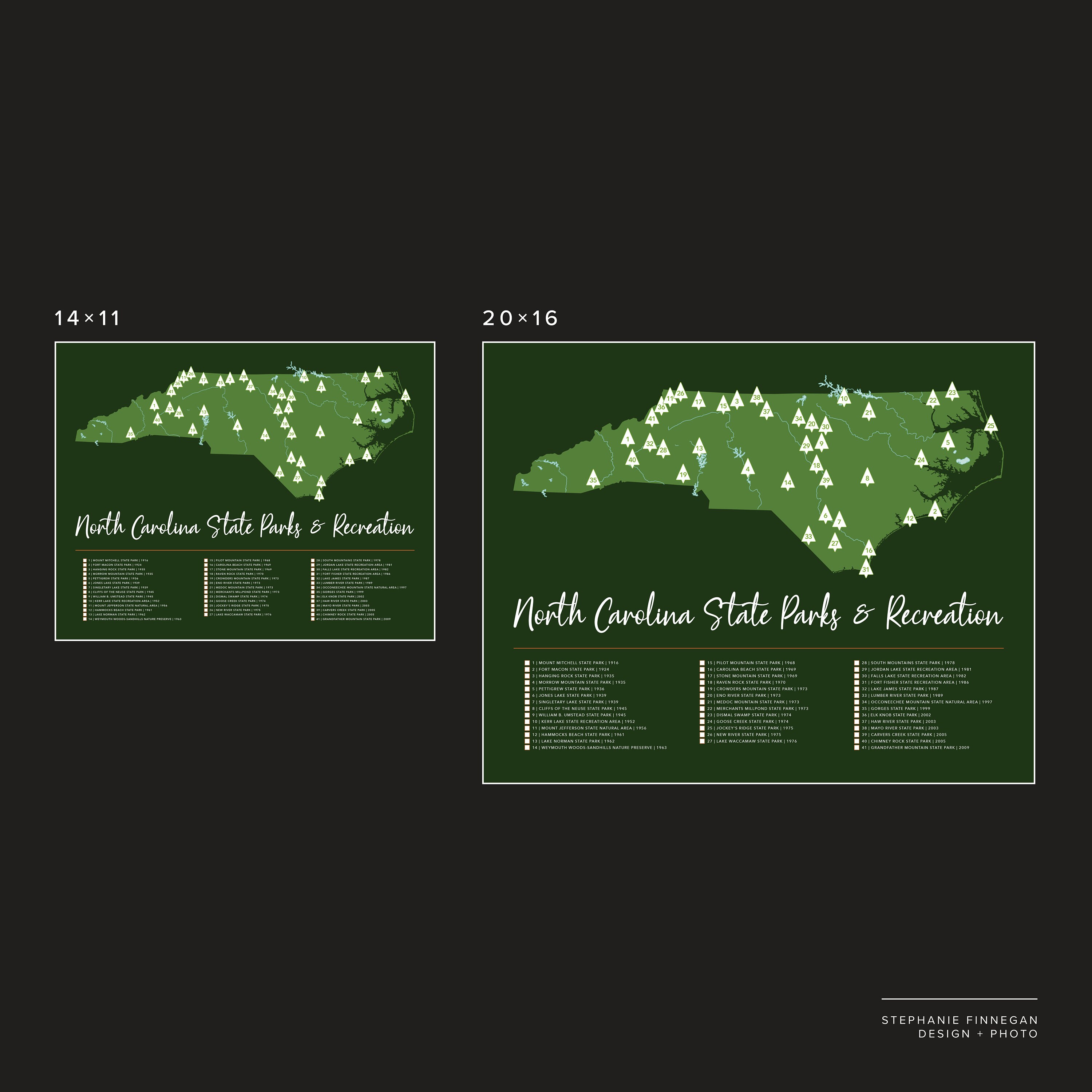 NC State Parks Map | Printable Map | North Carolina Parks | North ...