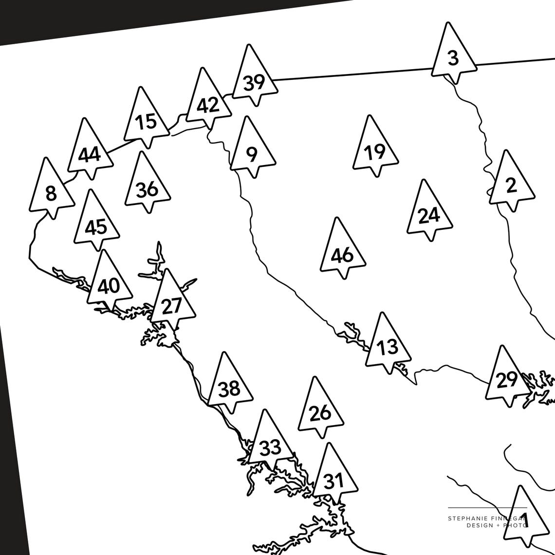 SC State Parks Map | Printable Map | Coloring Parks Map | South ...
