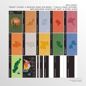 NPS Unigrid Brochure Binder Dividers Set | Printable | US National ...