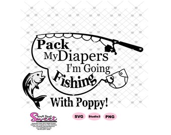 Pack My Diapers Svg | Etsy