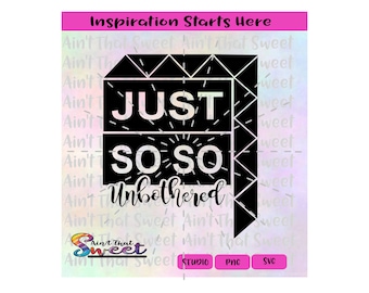 Unbothered Svg - Etsy