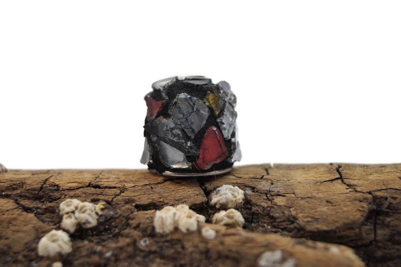 Mosaic Thimble Multi Colored Stained Glass With Vintage | Etsy