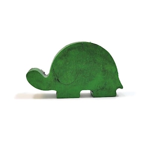 Turtle Figurine Whimsical Tortoise With Rose Shell Animal Reptile Theme ...