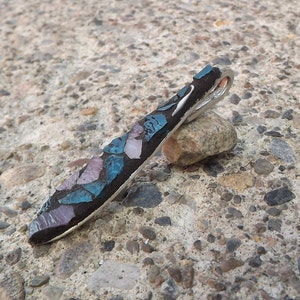 Mosaic Stained Glass Spoon Handle Pendant Necklace Art, Christmas Tree ...