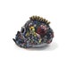 3D Mosaic Pirate Skull Art, Gun Shell Mohawk, Stained Glass Rose Sword ...