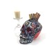 3D Mosaic Punk Rocker Skull With Gun Shell Casing Mohawk, Stained Glass ...