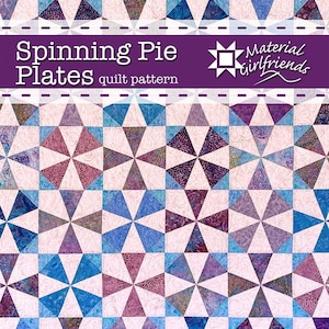 Digital Download Spinning Pie Plates / Layer Cake 10 Square Pattern ...