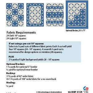 Digital Download Wowza Quilt Pattern, 10" Square Friendly, Easy, Fast ...