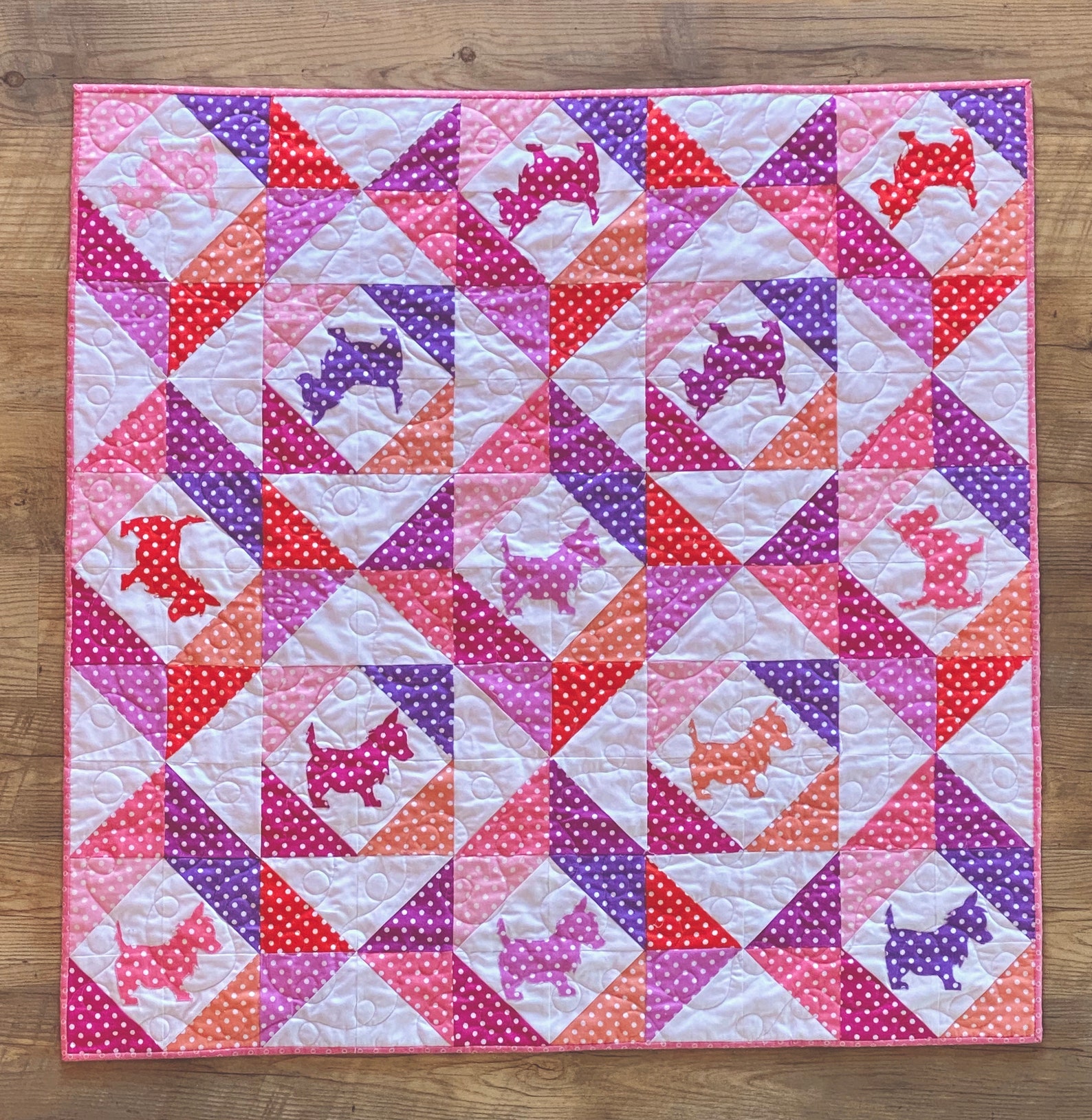 Digital Download Scruffy Pup Quilt Pattern Easy Baby Quilt | Etsy