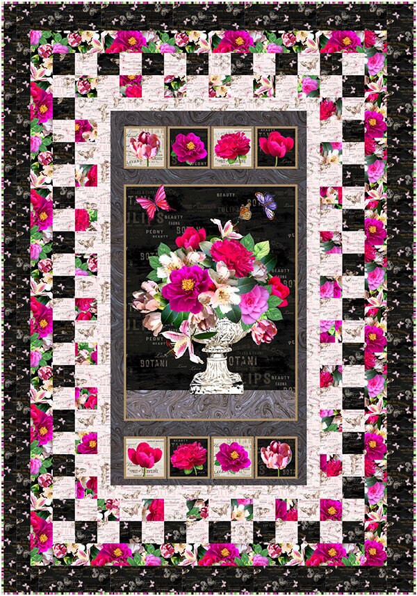 Digital Download 3YD Andapanel, Easy Throw Size Quilt, Fast, Fun, Three ...