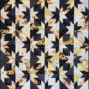 Digital Download Confetti Star Quilt Pattern, Quilt Pattern for ...