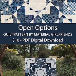 Digital Download Open Options Quilt Pattern, Quilt Pattern for ...
