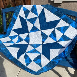 Digital Download 3YD Echo Quilt Pattern by Material Girlfriends: Easy Throw Size Three Yard ...