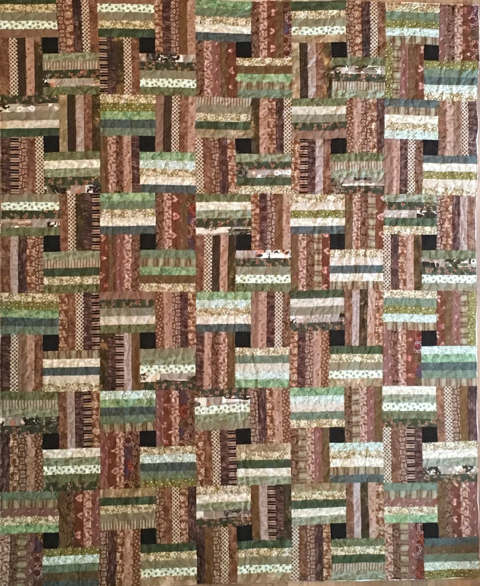 Digital Download Farms and Furrows Quilt Pattern by Material - Etsy