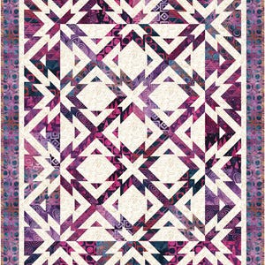 Digital Download Stellar Magic Quilt Pattern by Material Girlfriends ...