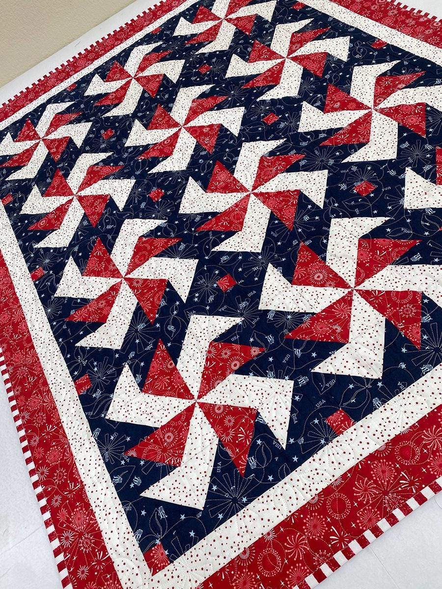 Digital Download 3YD Yankee Quilt Pattern by Material Girlfriends ...