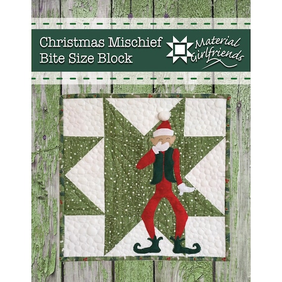 Digital Download Christmas Mischief Bite Size Block / Digital | Etsy