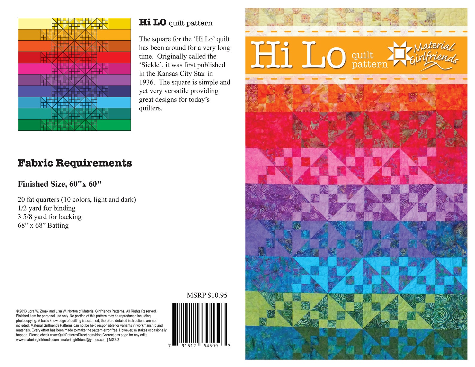 Digital Download Hi Lo Quilt Pattern - Etsy