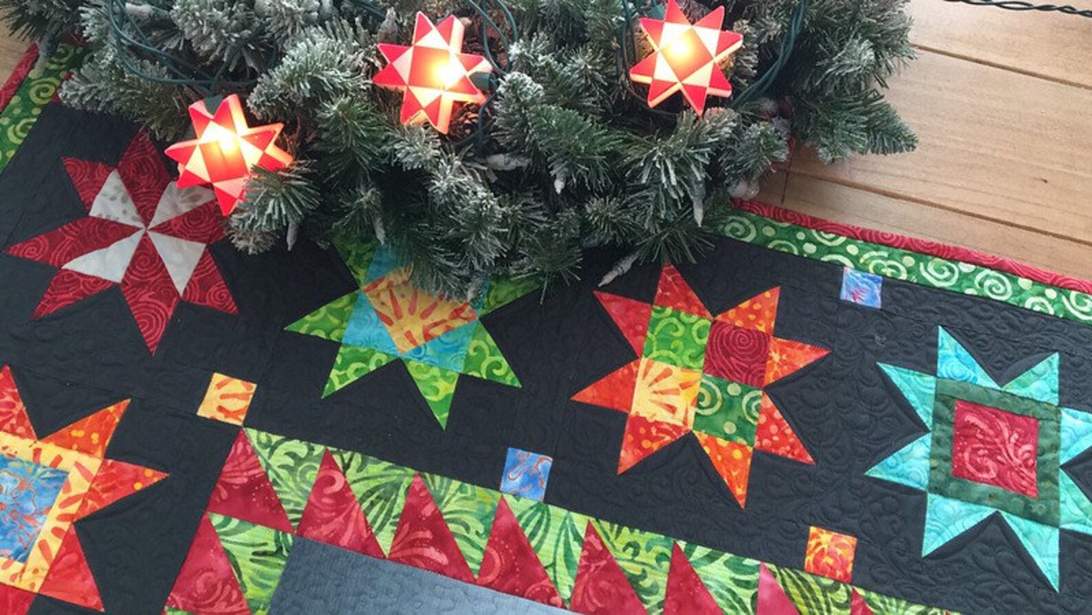 Digital Download Christmas Morning Delight Quilt Pattern by Material ...