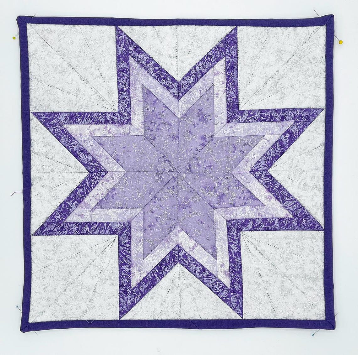 Digital Download, Frosty Star Bite Size Pattern by Material Girlfriends ...