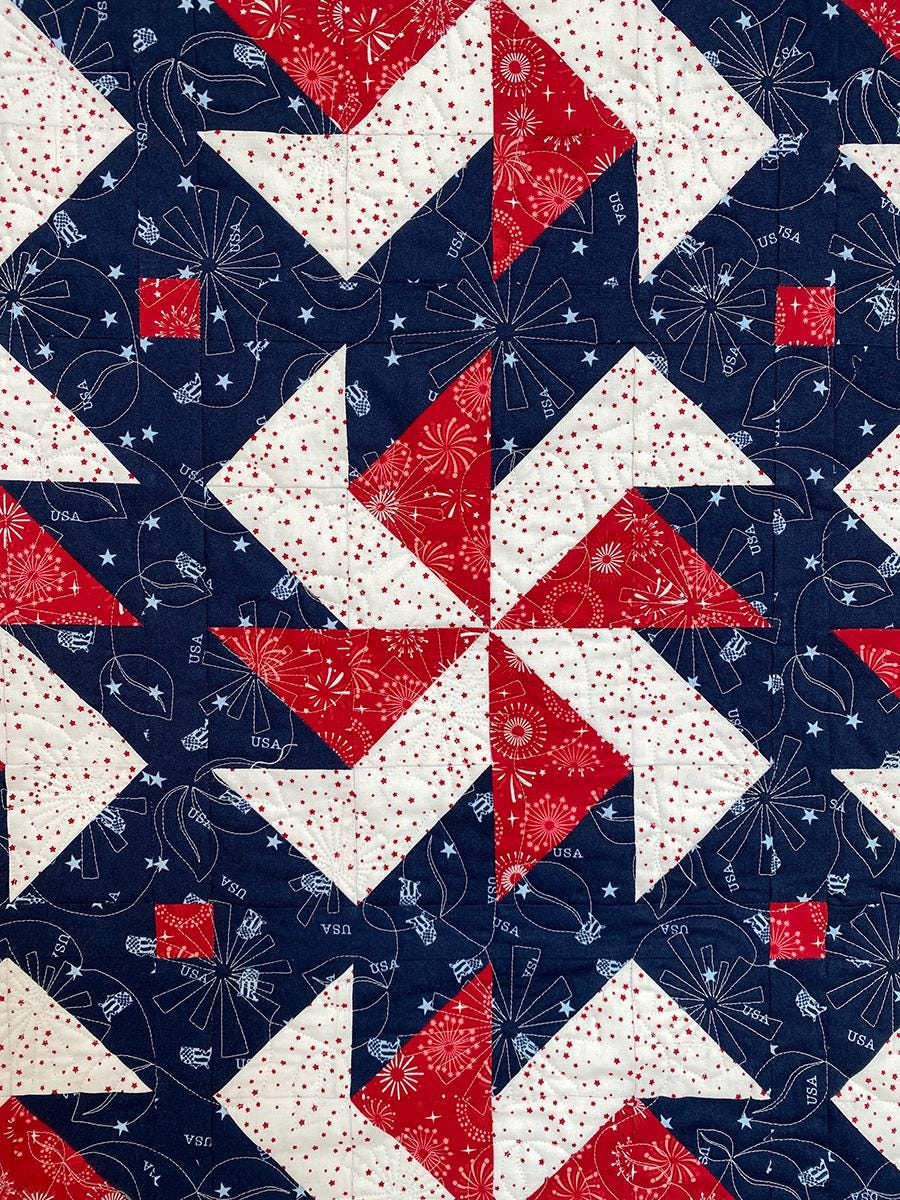 Digital Download 3YD Yankee Quilt Pattern by Material Girlfriends ...