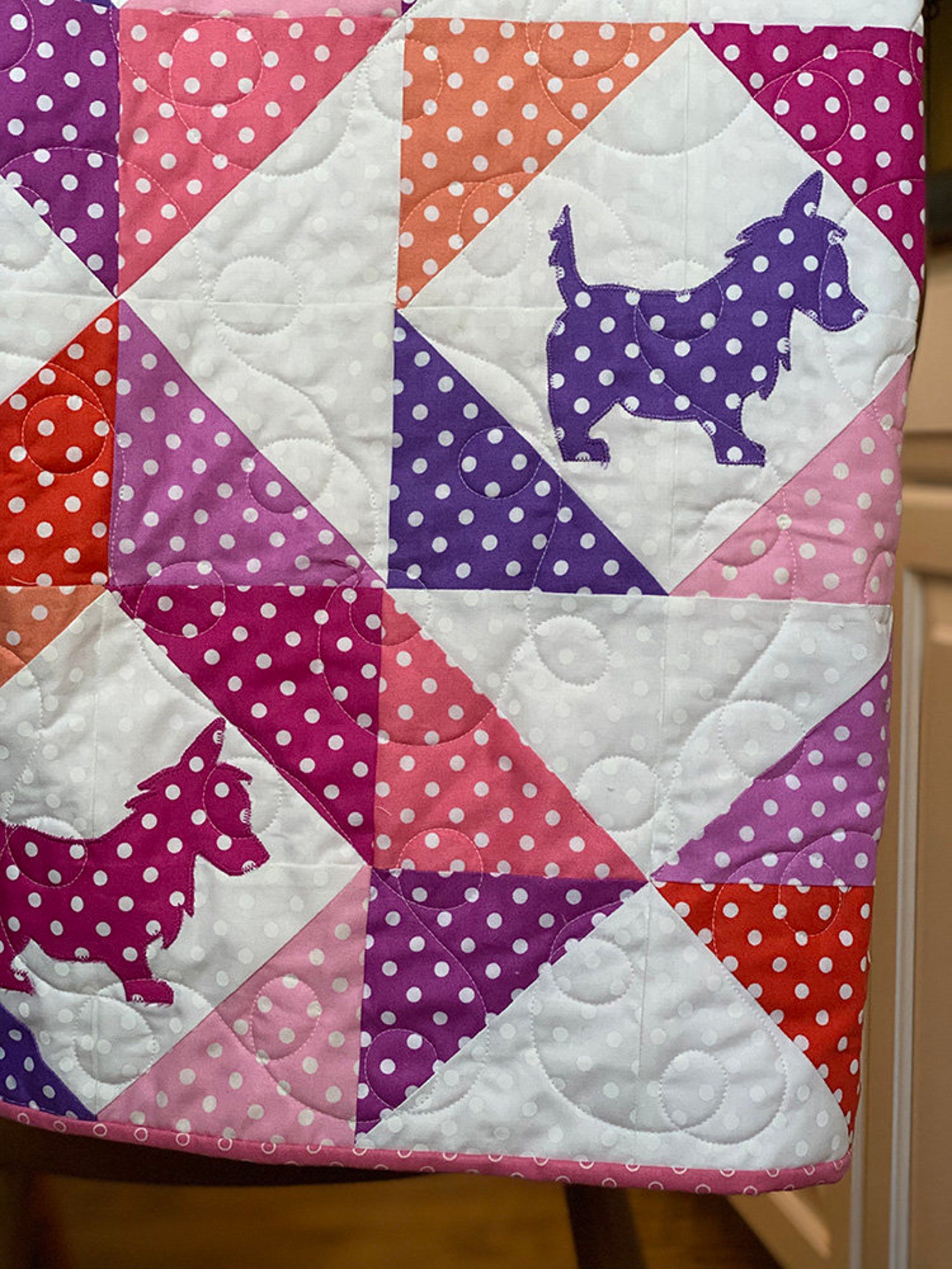Digital Download Scruffy Pup Quilt Pattern Easy Baby Quilt | Etsy