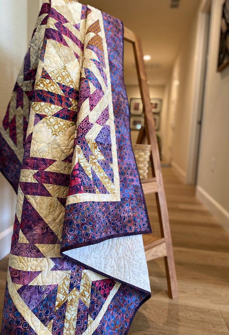 Digital Download Stellar Magic Quilt Pattern by Material Girlfriends ...