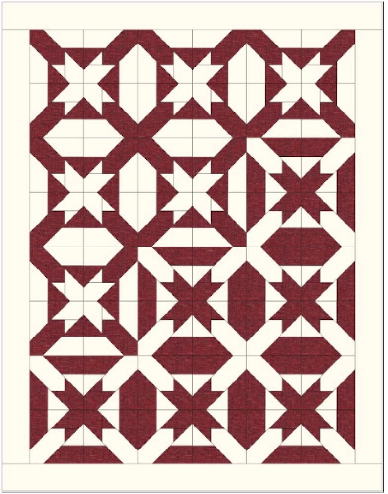Digital Download Bundles and Bows Quilt Pattern by Material - Etsy
