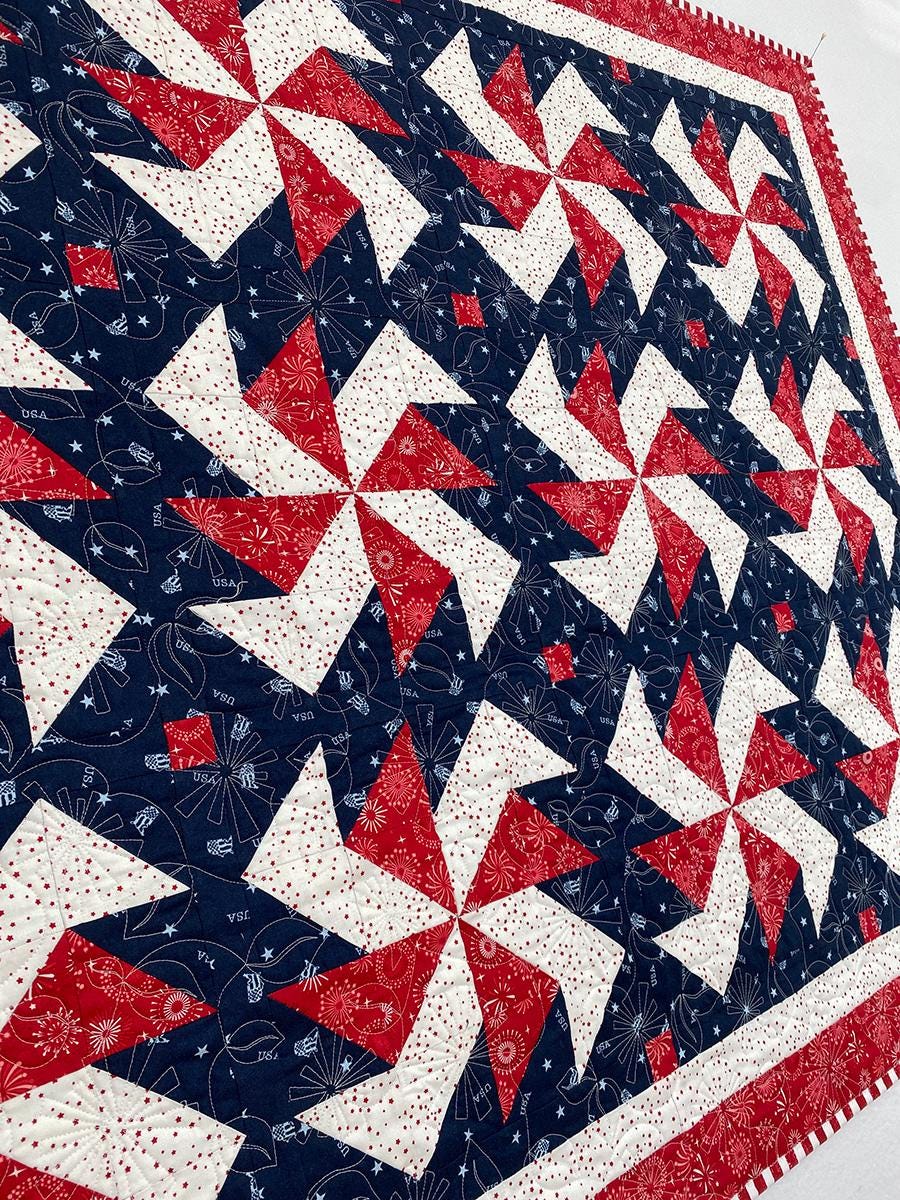 Digital Download 3YD Yankee Quilt Pattern by Material Girlfriends ...