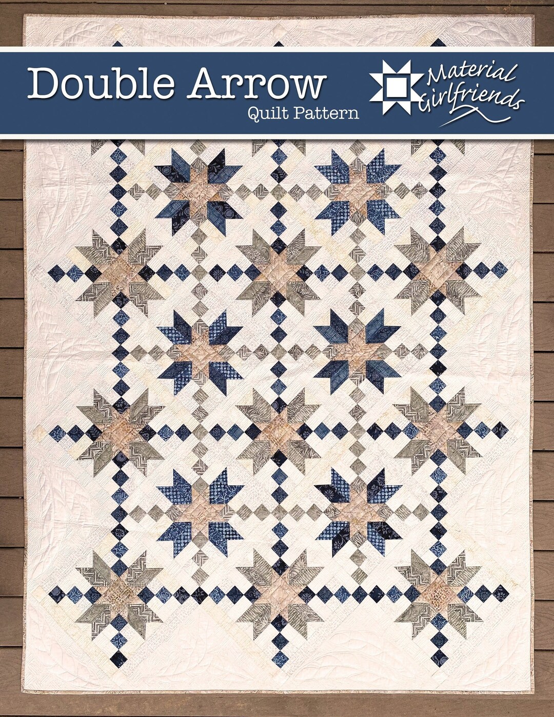 Digital Download Double Arrow Quilt Pattern by Material Girlfriends ...