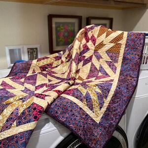 Digital Download Stellar Magic Quilt Pattern by Material Girlfriends ...