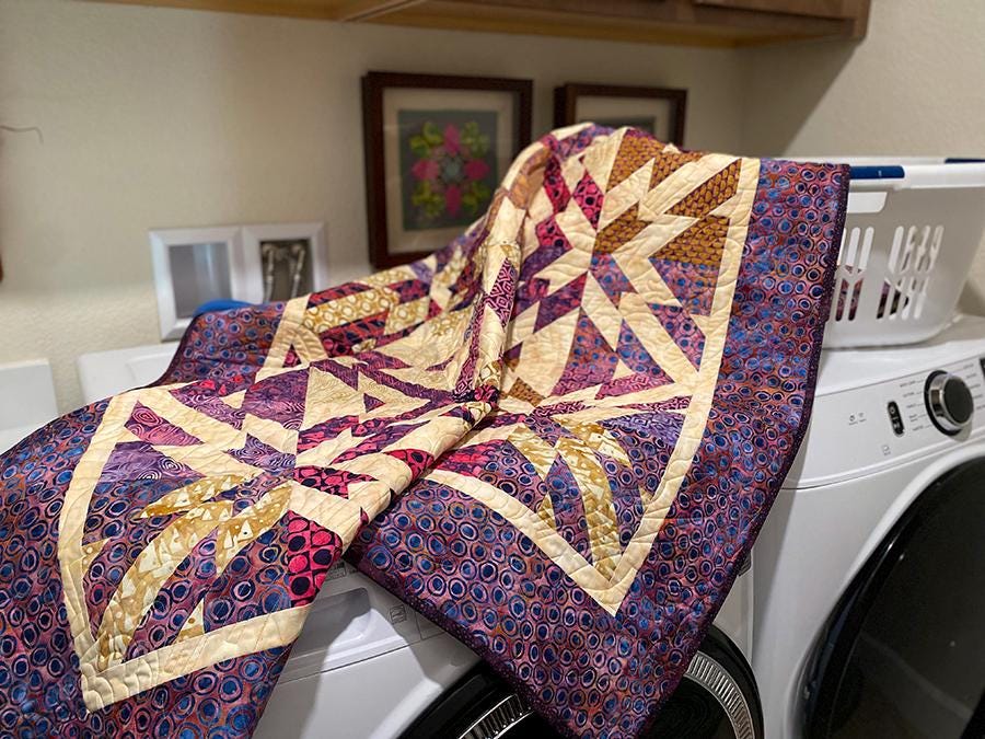 Digital Download Stellar Magic Quilt Pattern by Material Girlfriends ...