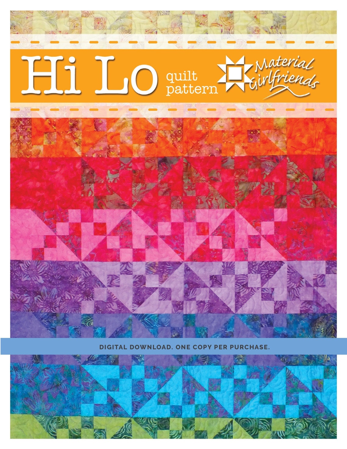 Digital Download Hi Lo Quilt Pattern - Etsy